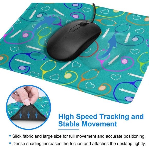 Computers, Laptops & Parts | Nurse Theme Mouse Pad Gaming Green Large ...